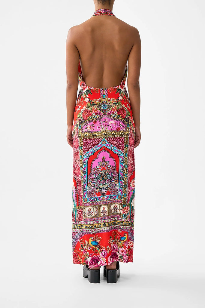 CAMILLA Women Deep Cowl Plunge Dress - Heirloom Empire | HAMAC Beach ...