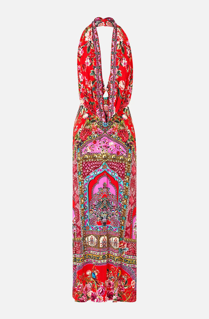 CAMILLA Women Deep Cowl Plunge Dress - Heirloom Empire | HAMAC Beach ...