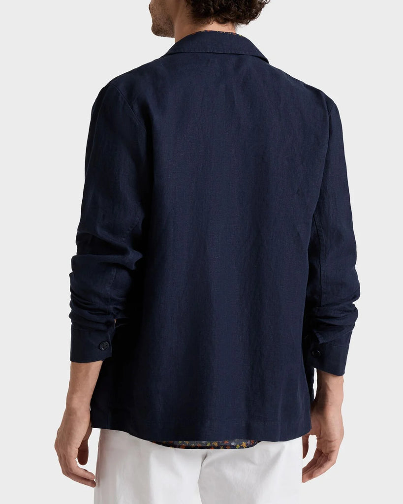 VILEBREQUIN Men Linen Solid Overshirt | HAMAC Beach Boutique