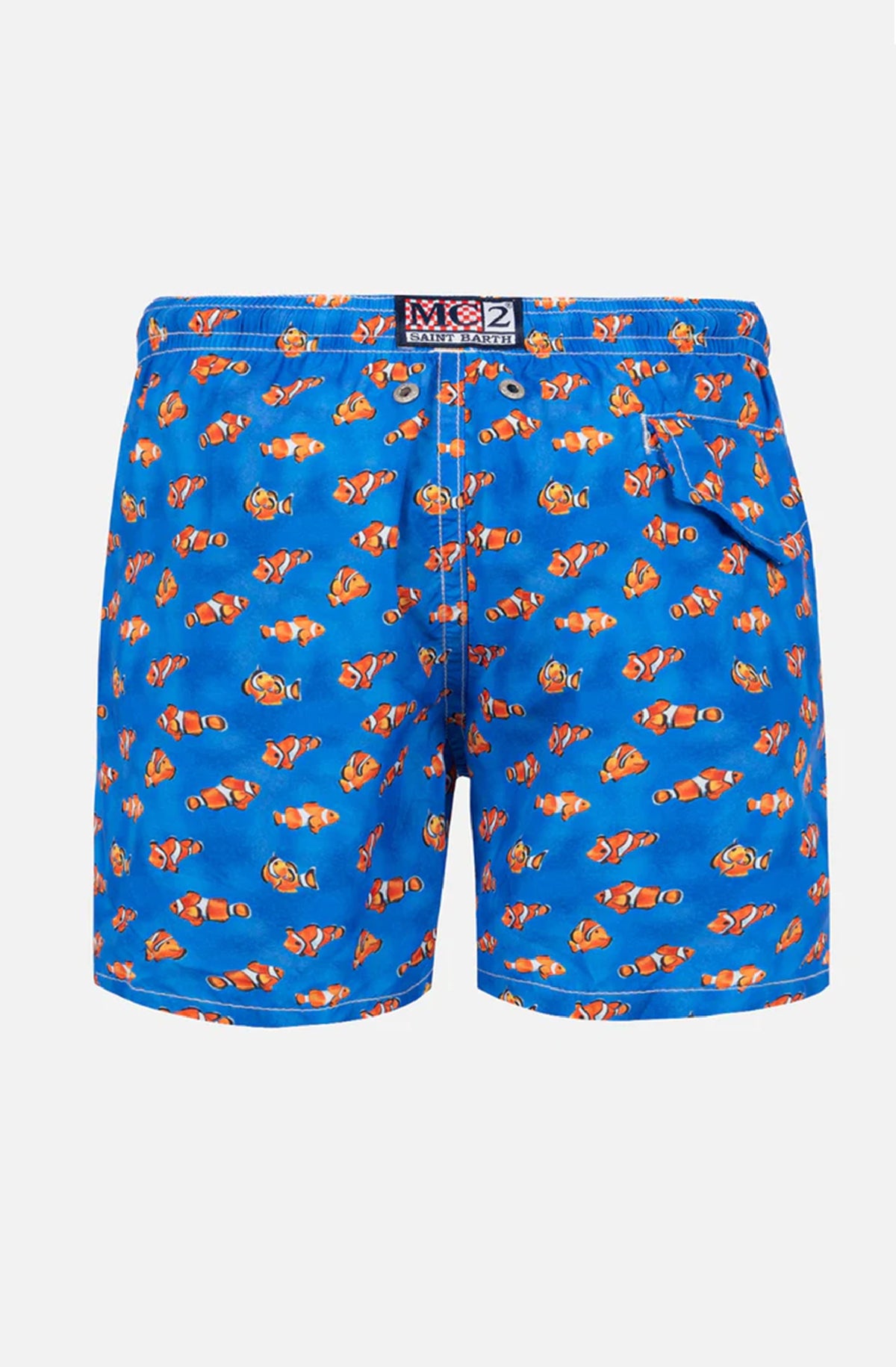 MC2 SAINT BARTH Boys Ultra-Light Swim Shorts Jean Lighting Clown Fish ...